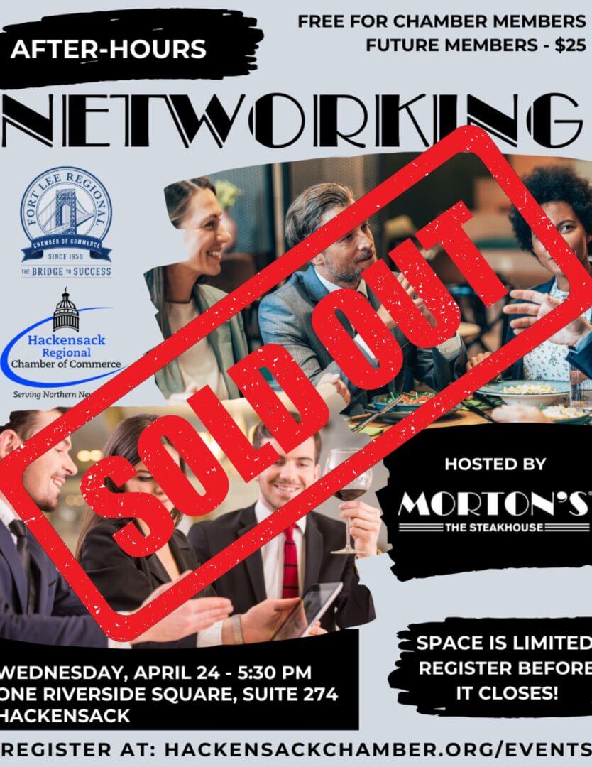 Morton's After-Hours Networking - Hackensack Regional Chamber of Commerce